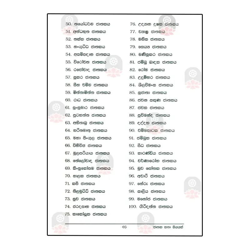 Jathaka Katha - Katha 100 | Buy Online | BuddhistCC Online BookShop